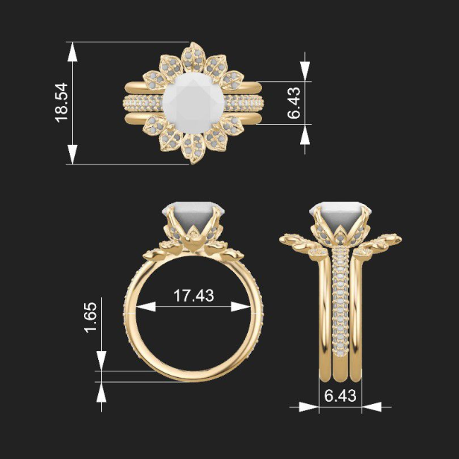 Design Before You Buy | Custom Jewellery 3D Mock-Up | Prata Diamonds